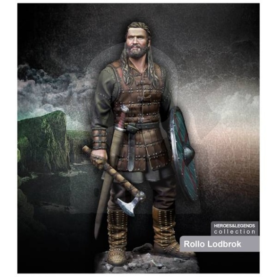 Battle-Models > Scale 75: Figurka w skali 1:24 - Rollo Lodbrok - metal
